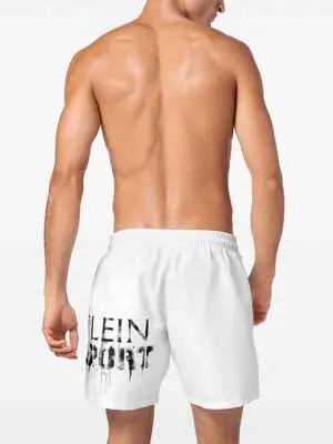 PLEIN SPORT Signature Slash Swim Shorts
