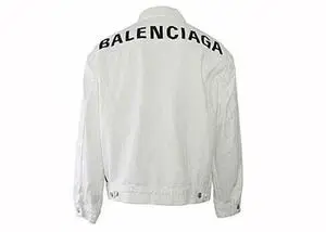 Balenciaga Backlogo Denim Jacket