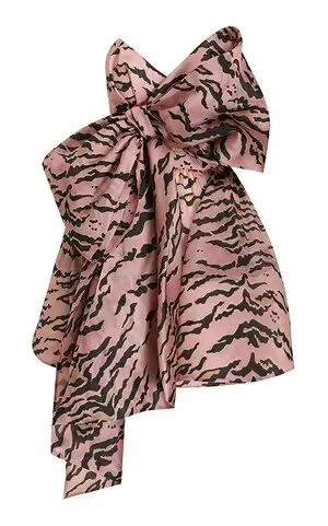 Zimmermann Matchmaker Bow Silk Mini Dress