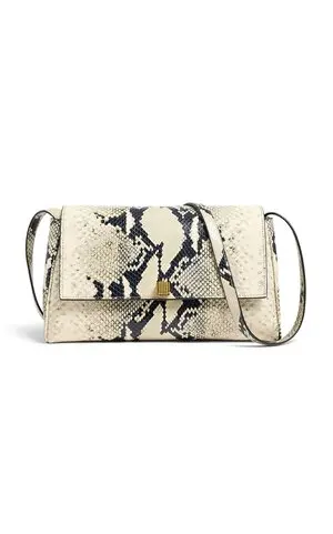Khaite Audrey Croc-effect Crossbody Bag