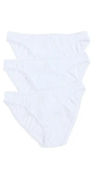 COUCOU The Low Rise 3 Pack - White