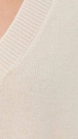 ANINE BING Lee Cashmere Sweater - Ivory