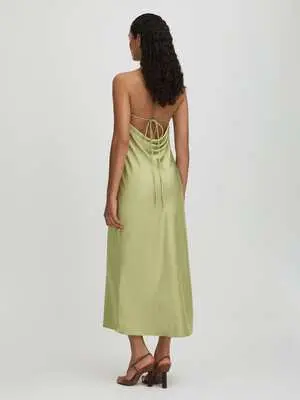 Significant Other Danika Satin Midi Dress