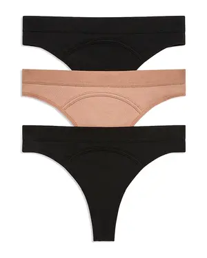 Honeydew Intimates Cyrus Thong 3 Pack - Black/bon Bon/black