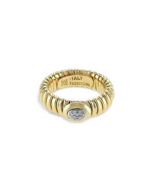 ALBERTO MILANI 18k Yellow Diamond Ring