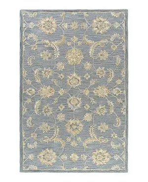 LR HOME Dreamscape Dream-82437 Area Rug, 7'9 X 9'9 - Stone/blue