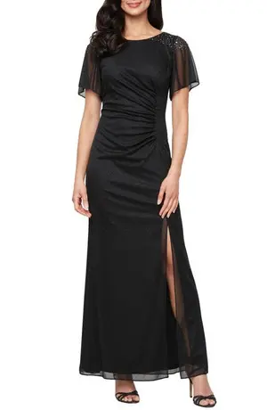 Sl Fashions Sheer Evening Dresses