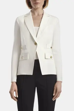 CAPSULE 121 The Courage Knit Blazer - Ivory