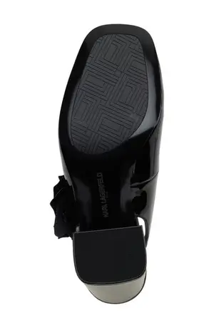 Karl Lagerfeld Paris Pierra Slingback Pumps - Black
