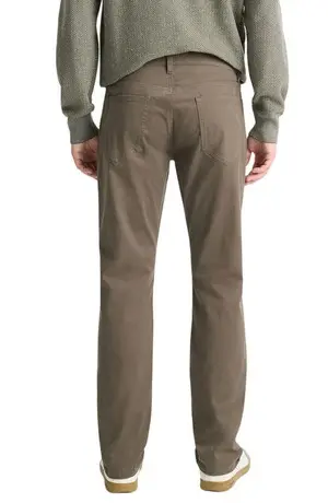 Vince Dylan Slim Fit Peached Stretch Cotton Pants - Frog