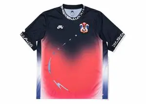 Nike Sb Olympics 2024 Short Sleeve Jersey - Obsidian/bright Crimson