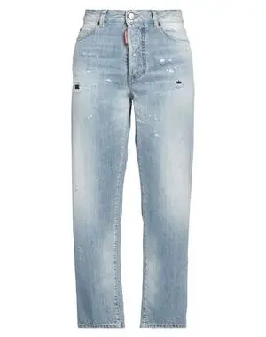 Dsquared2 Cotton Tapered Jeans - Blue