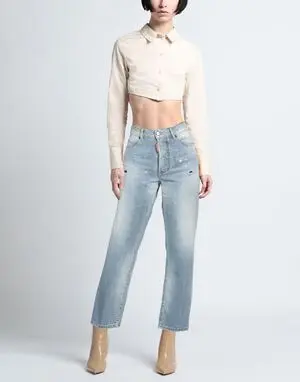 Dsquared2 Cotton Tapered Jeans - Blue