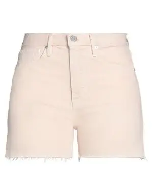FRAME High Waisted Denim Shorts - Orange