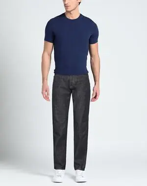 Dsquared2 Tapered Jeans With Leather Trims