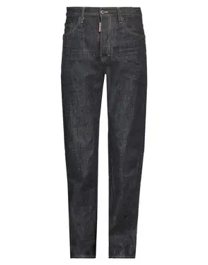 Dsquared2 Tapered Jeans With Leather Trims