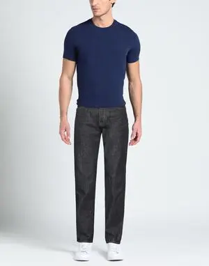 Dsquared2 Tapered Jeans With Leather Trims