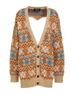 Dsquared2 Knit Cardigan - Sand