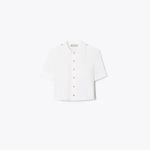 Tory Burch Poplin Camp Shirt