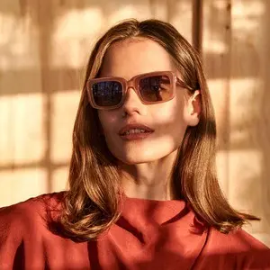 MODO 471 Square Frame Sunglasses - Pink