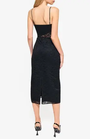 Cami Nyc Marseille Lace Sheath Midi Dress