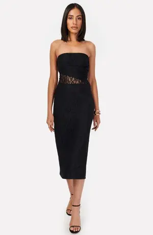 Cami Nyc Marseille Lace Sheath Midi Dress