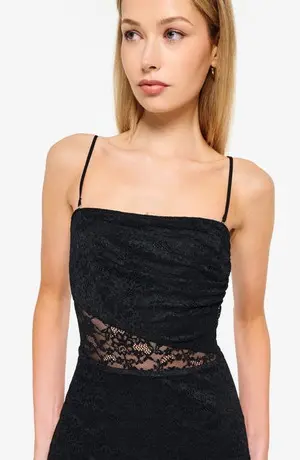 Cami Nyc Marseille Lace Sheath Midi Dress