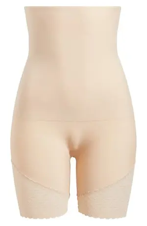 Simone Perele Subtile High Waist Shaper Shorts - Peau Rose