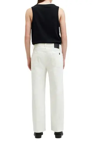 ALLSAINTS Lenny Straight Leg Jeans - White