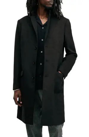 ALLSAINTS Hal Longline Coat - Black
