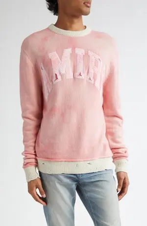 Amiri Distressed Sweaters For Men