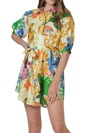 WALNUT MELBOURNE Taormina Mini Dress