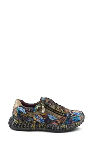 SPRING STEP SHOES Javana Platform Sneakers - Gold Multi
