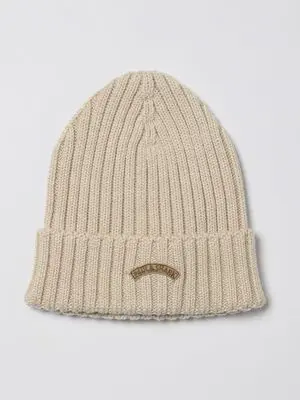 Paul & Shark Ribbed Beanie - Beige