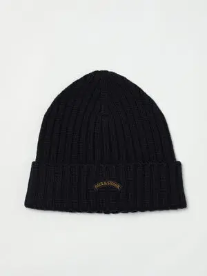 Paul & Shark Ribbed Beanie - Blue
