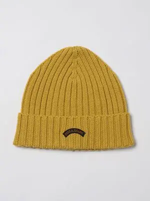 Paul & Shark Ribbed Beanie - Mustard