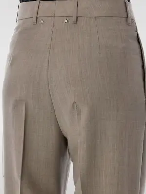 GOLDEN GOOSE Tailored Wide Leg Trousers - Beige