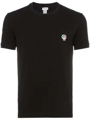 Dolce & Gabbana Logo Small Patch Cotton T-shirt - Black