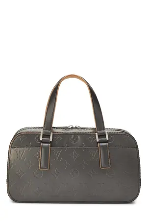 LOUIS VUITTON Vernis Mat Shelton Handbag - Grey