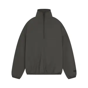 Fear Of God Nylon Half Zip Mockneck - Black