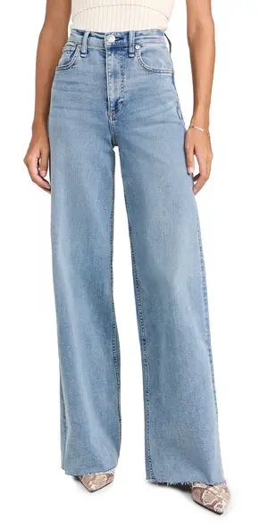 Rag & Bone Flexi Sofie High Rise Wide Jeans
