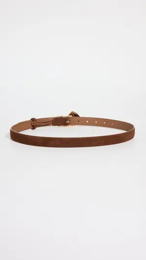 Shashi Isosceles Buckle Belt - Brown