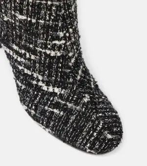 GIANVITO ROSSI Bouclé Knee-high Boots - Black