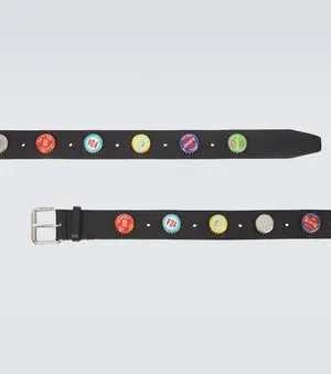 Balenciaga Embellished Leather Belt