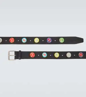 Balenciaga Embellished Leather Belt