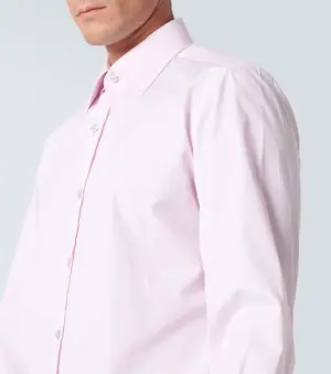 TOM FORD Cotton Poplin Shirt - Pink