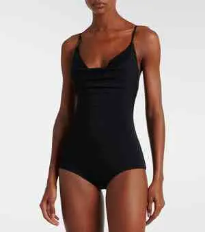 Magda Butrym Draped One Piece Swimsuit