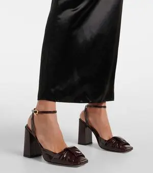 GIANVITO ROSSI 90 Patent Leather Sandals