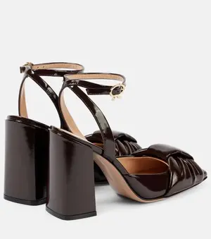 GIANVITO ROSSI 90 Patent Leather Sandals