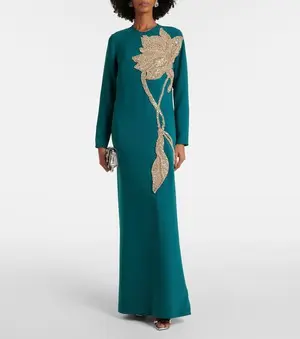 Costarellos Elea Embellished Gown